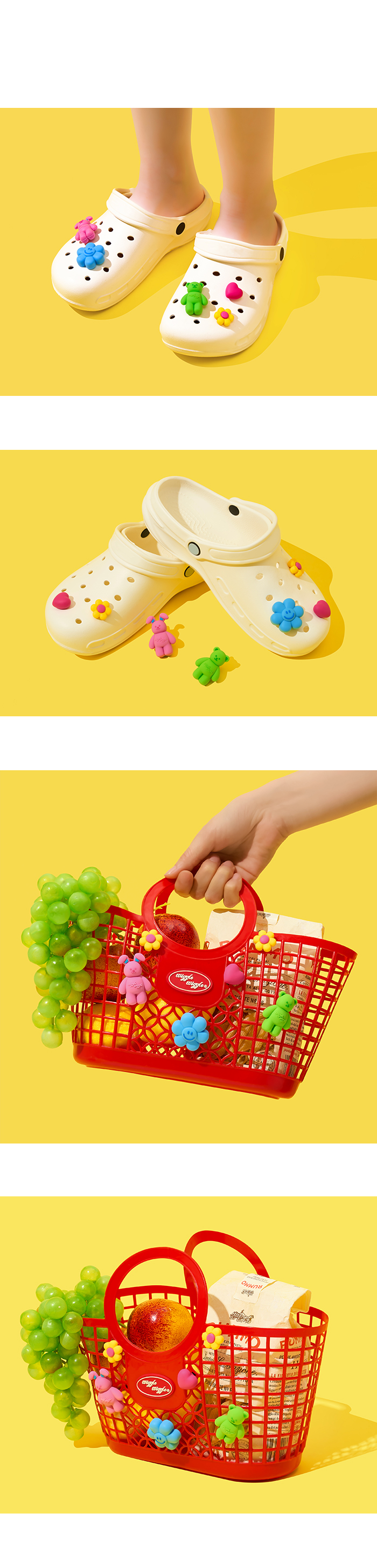 실리콘참 5종 SET - Jelly Friends - wiggle wiggle